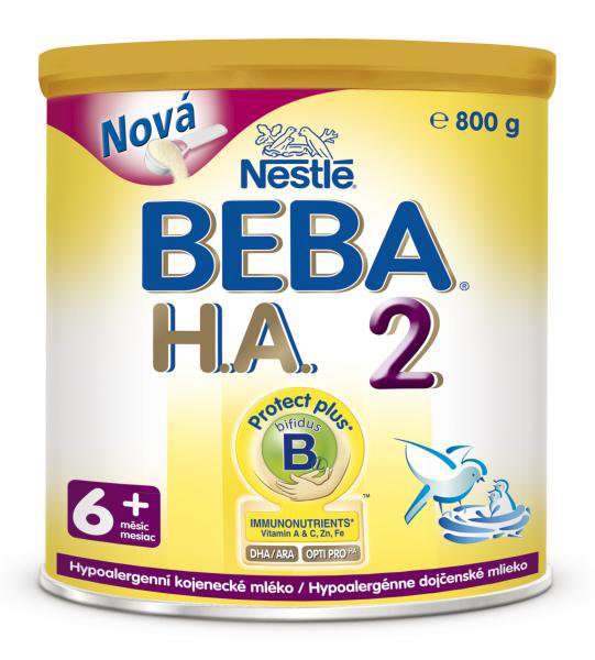 Nestlé BEBA H.A. 2 - pokračovací hypoalergenní mléčná výživa , Nestlé ...