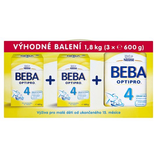 BEBA OPTIPRO® 4, 3 x 600g , Nestlé (BEBA) | Papáníčko.cz